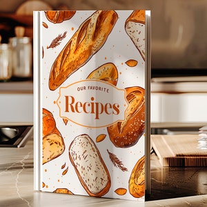 Bread Recipe Binder Cover: Canva Template and PDF (digital Download) - Etsy