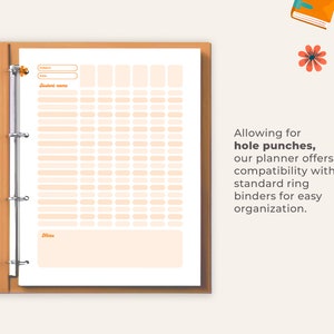 Classroom Binder Covers and Spines, Editable Groovy Retro Teacher ...