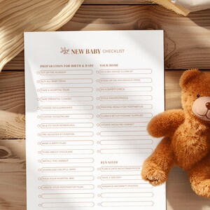 New Baby Checklist | Baby Planner Printable, Newborn Checklist, Baby ...