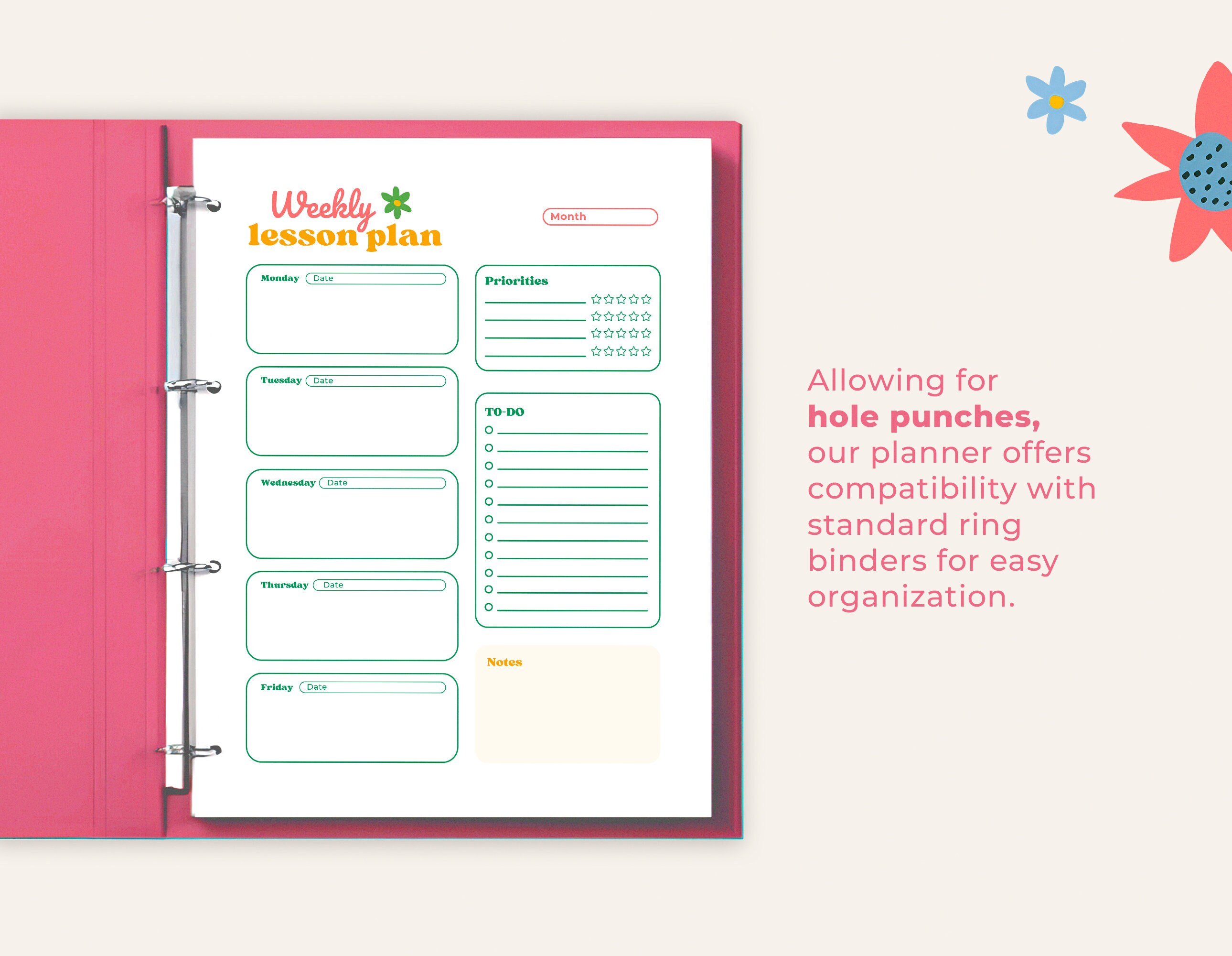 Classroom Binder Covers and Spines, Editable Groovy Retro Teacher ...