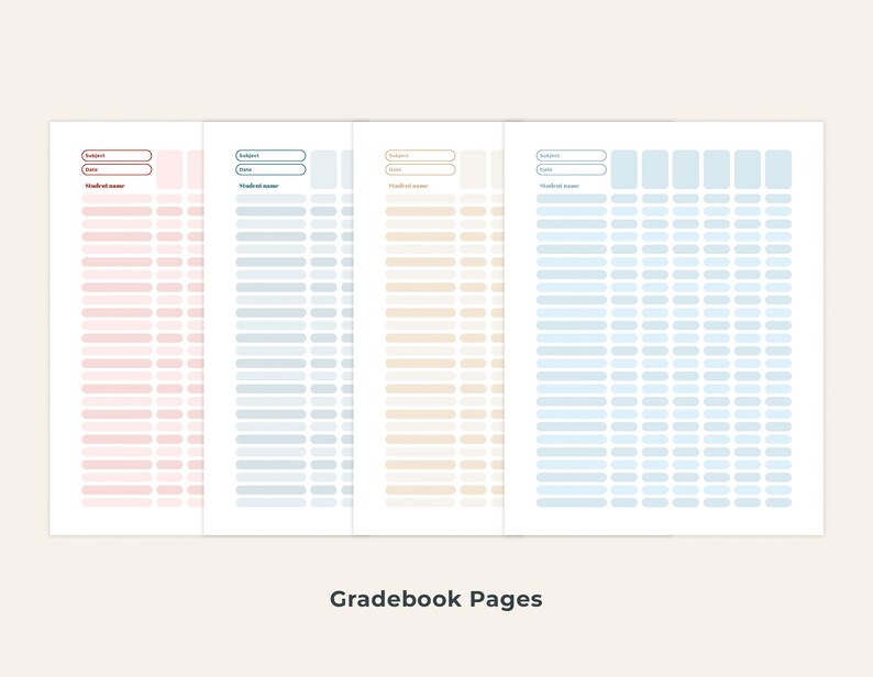 Classroom Binder Covers and Spines, Editable Minimal Flowers Teacher ...