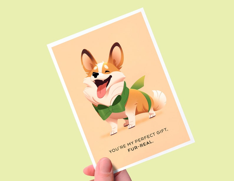 Happy Corgi Dog Printable Card Collection For, Valentine's Day ...