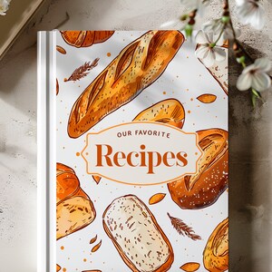 Bread Recipe Binder Cover: Canva Template and PDF (digital Download) - Etsy