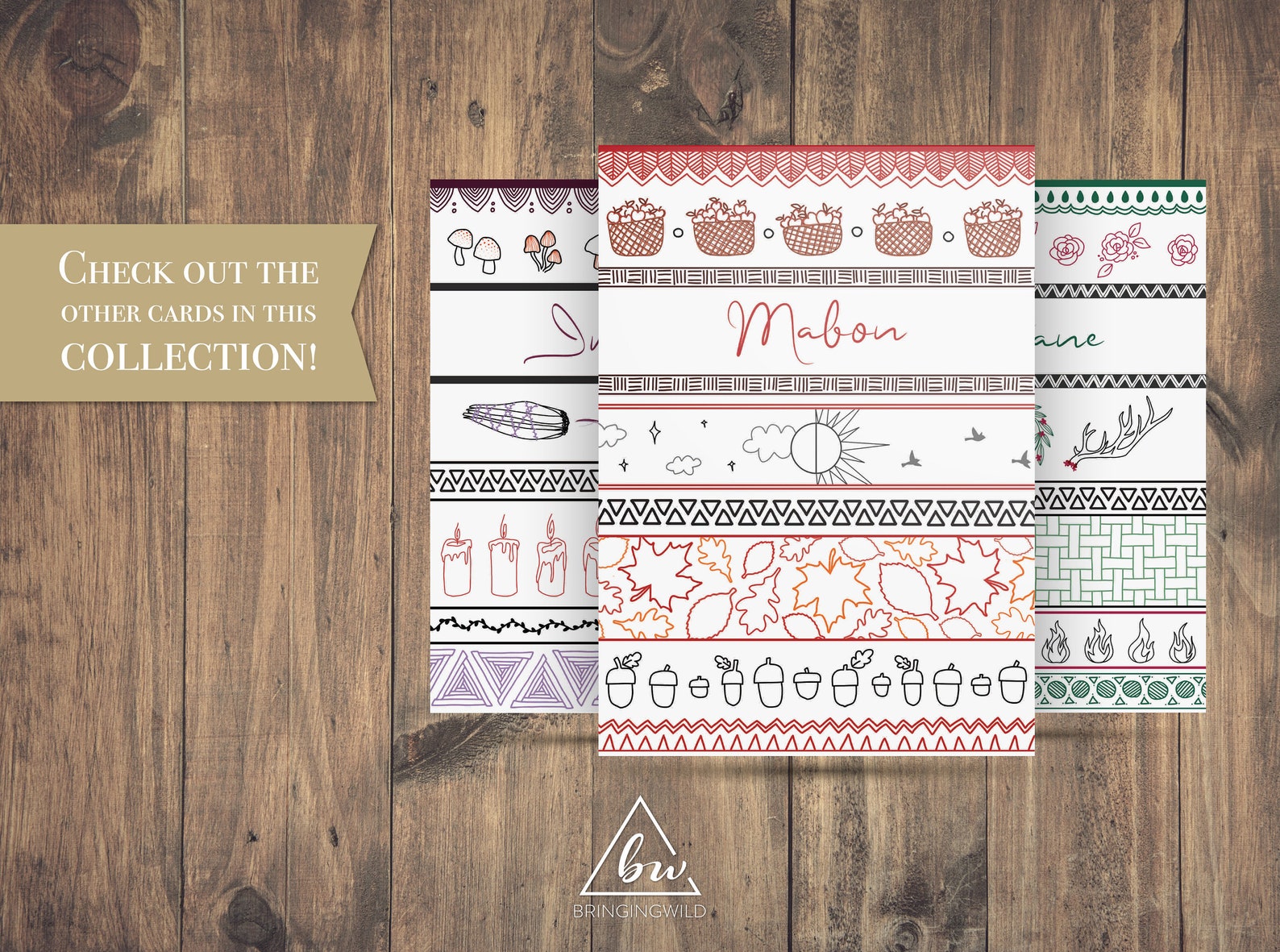 Printable Litha Greeting Card | Pagan Greeting Card Summer Solstice ...