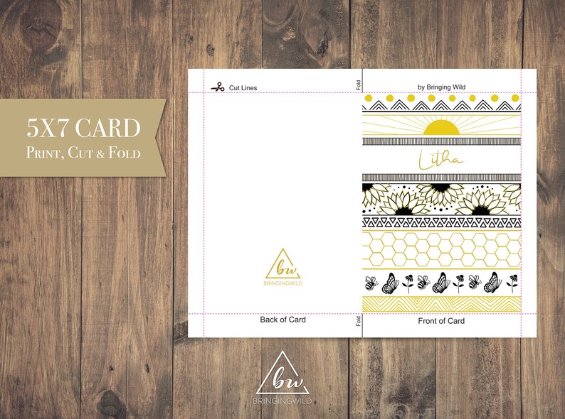 Printable Litha Greeting Card | Pagan Greeting Card Summer Solstice ...