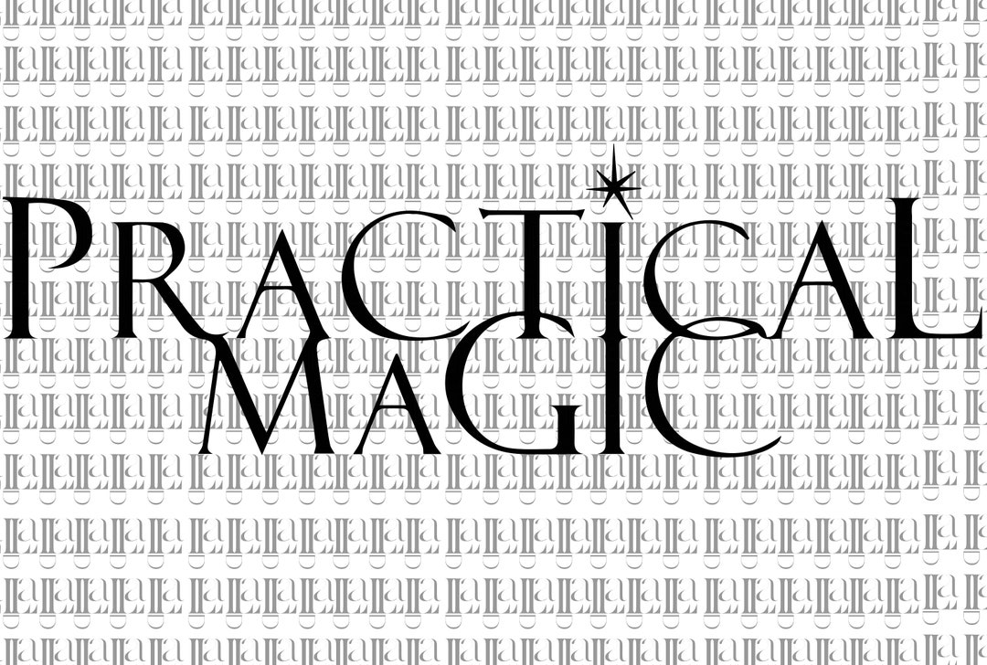 Practical Magic Movie Title SVG - Etsy