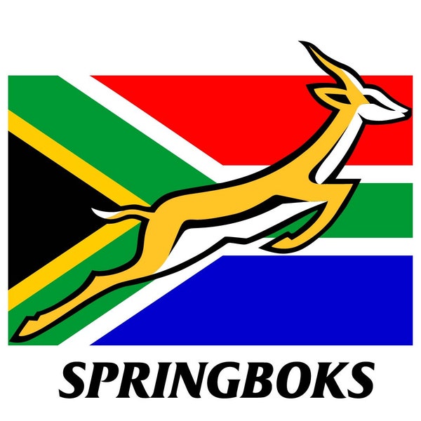 Springbok Rugby Face Tattoo - Etsy UK