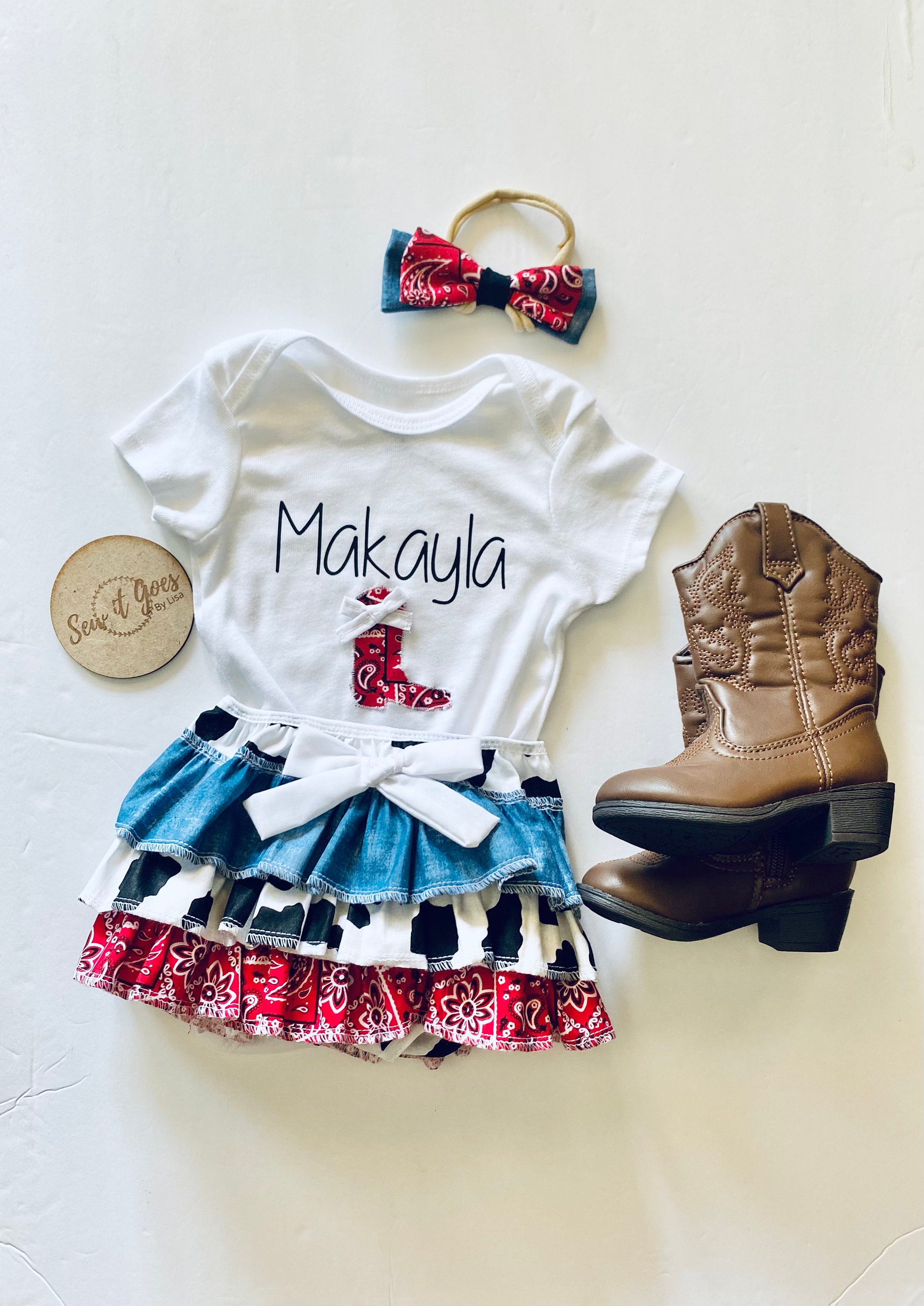 TODDLER GIRL CLOTHES, Country Western Toddler Outfits, Baby Gift, Baby ...