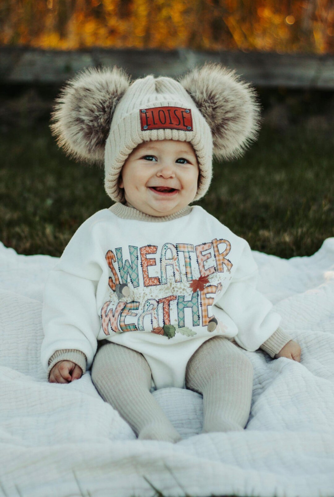 Baby Romper, Fall Romper, Sweater Weather Romper, Sweatshirt Romper ...
