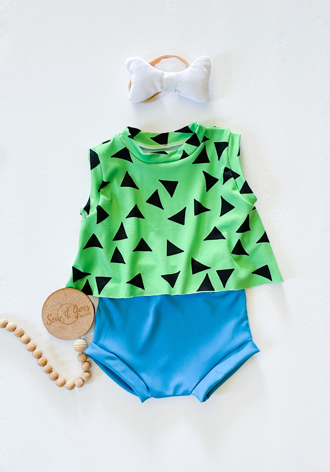 Pebbles Costume, Baby Pebbles Halloween Outfit, Toddler Halloween ...