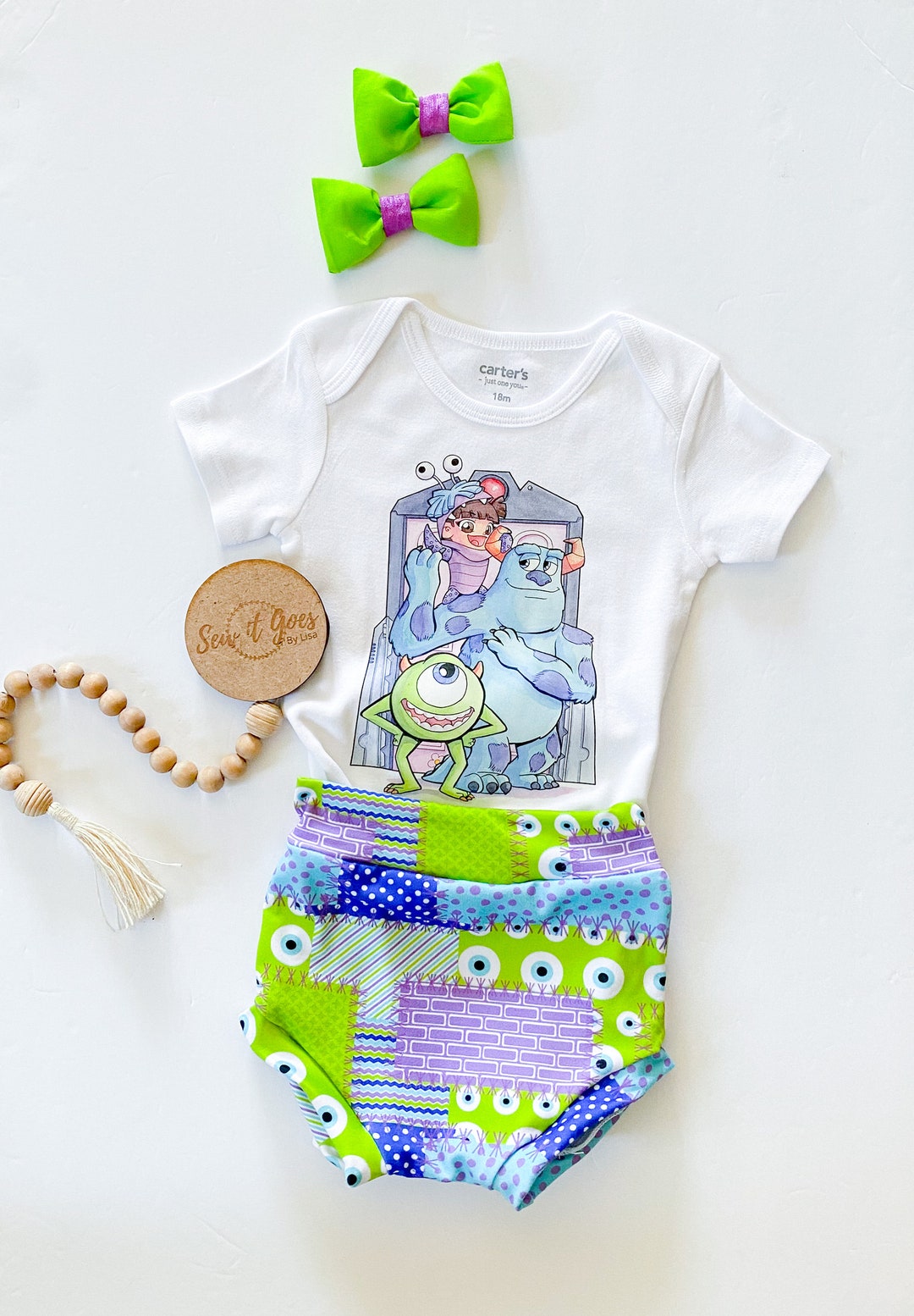 Toddler Monsters Set, Monster’s Inc Baby Set, Monsters Outfit - Etsy