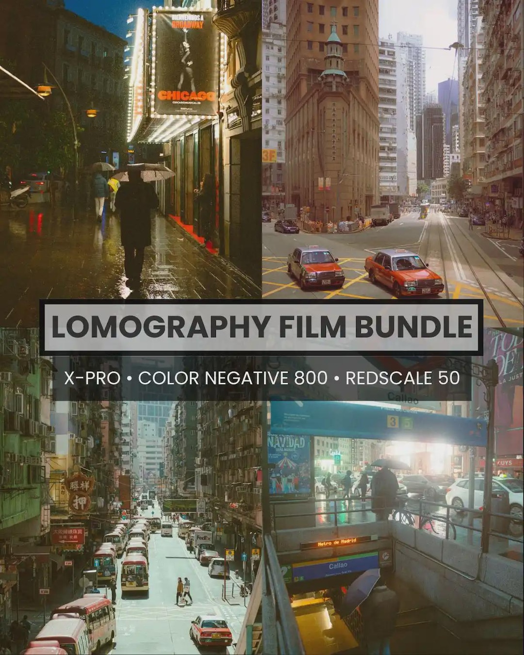 Lomography Film Bundle Lightroom Presets Desktop Mobile - Lomo X-pro ...