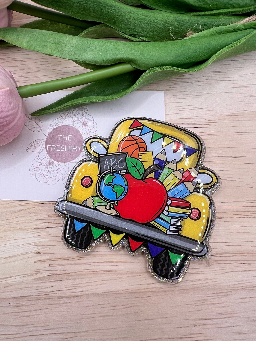 School Bus, Teacher, Counselor, Bus Driver, ID, Badge Reel, Credential ...