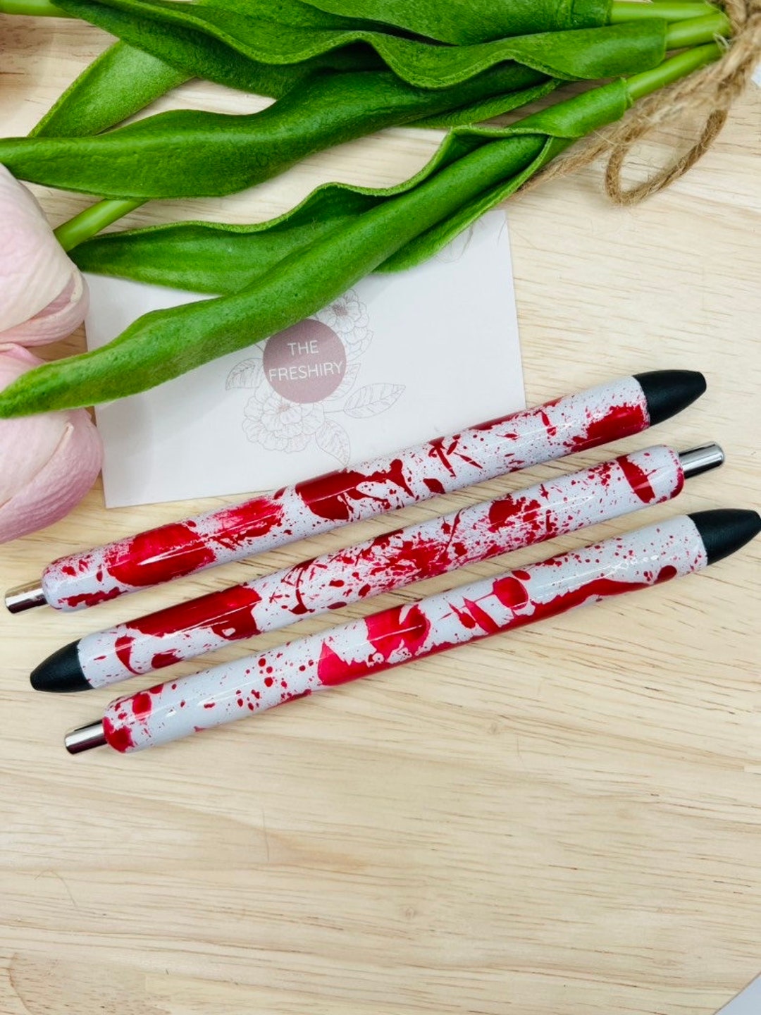 Blood Splatter, Halloween, Horror, Personalize, Cute, Resin, Resin Art ...