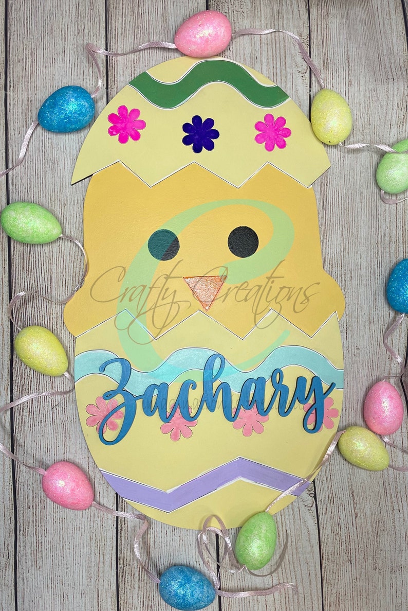 Easter Chick Laser Cut SVG - Etsy
