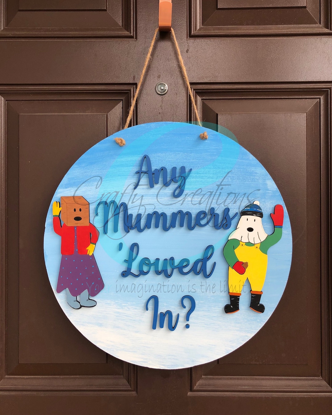 Newfoundland Mummers Door Hanger LASER CUT Svg FILE - Etsy