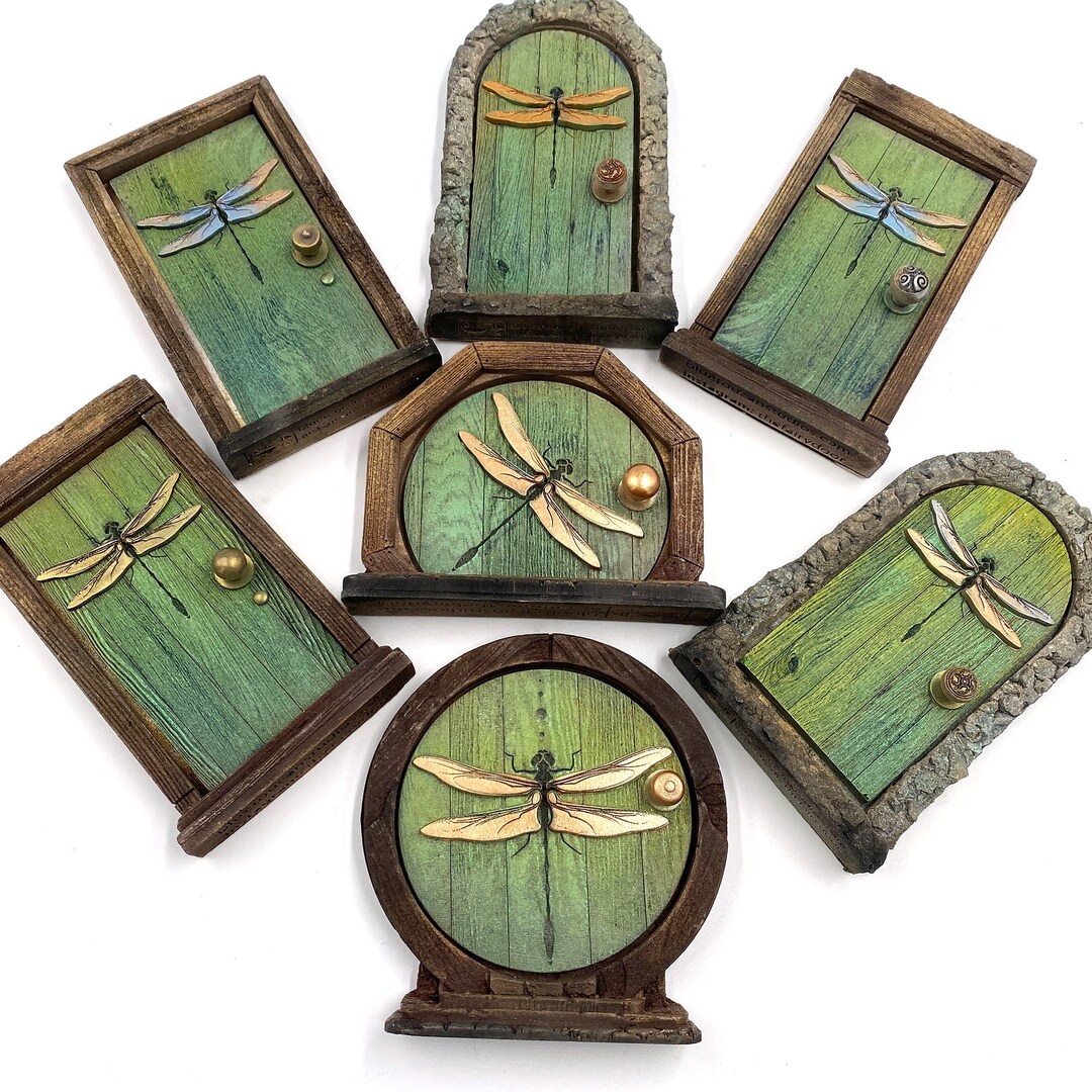 Dragonfly Pixie Door Marshy Style - Etsy