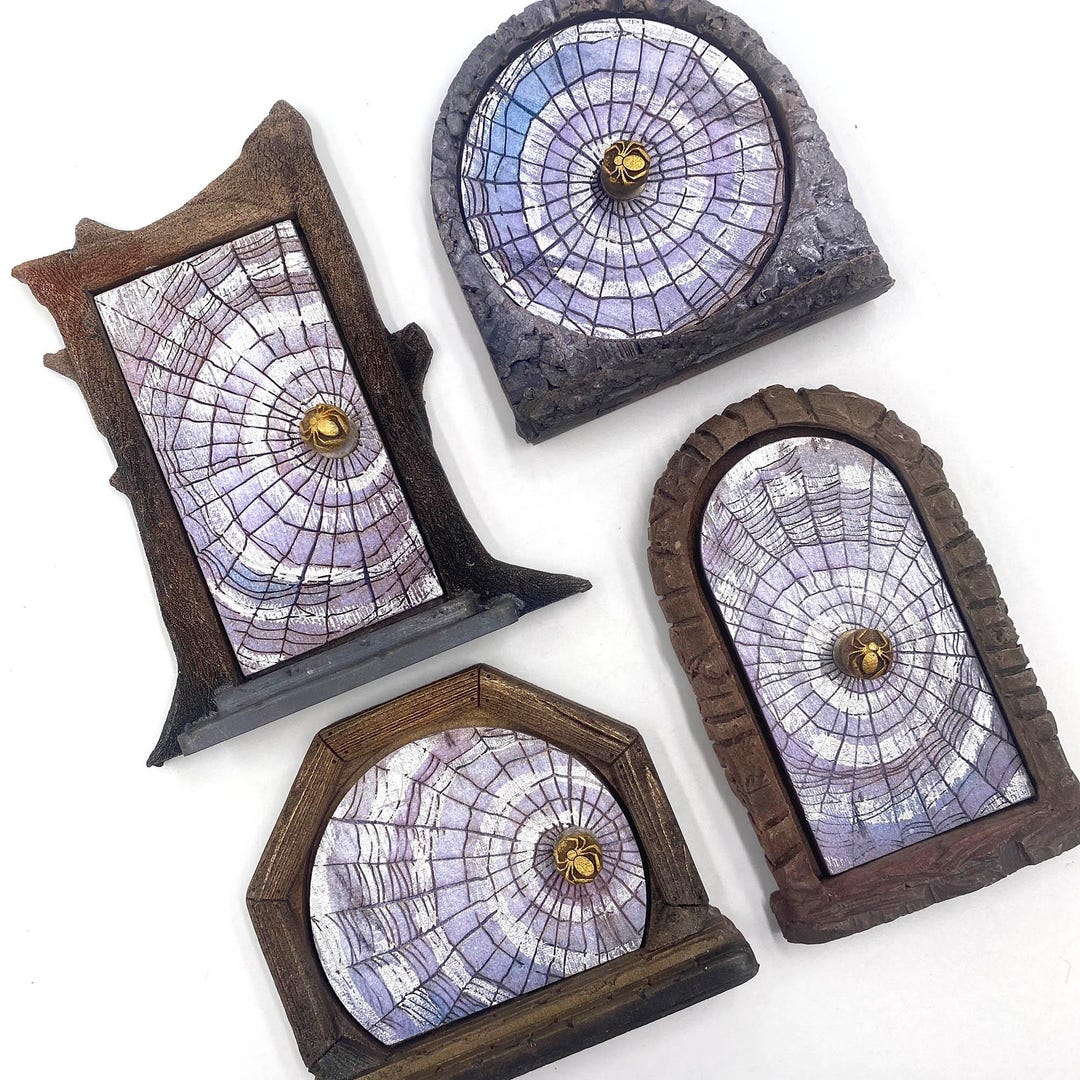 Spider Web Pixie Door - Rectangle - Etsy
