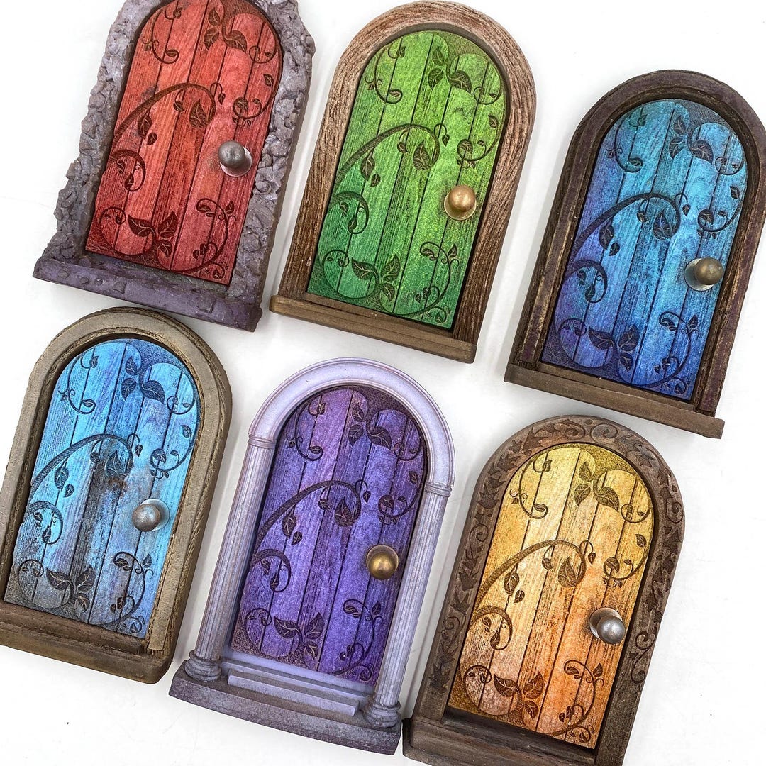 Engraved Ivy Pixie Door - Arch - Etsy