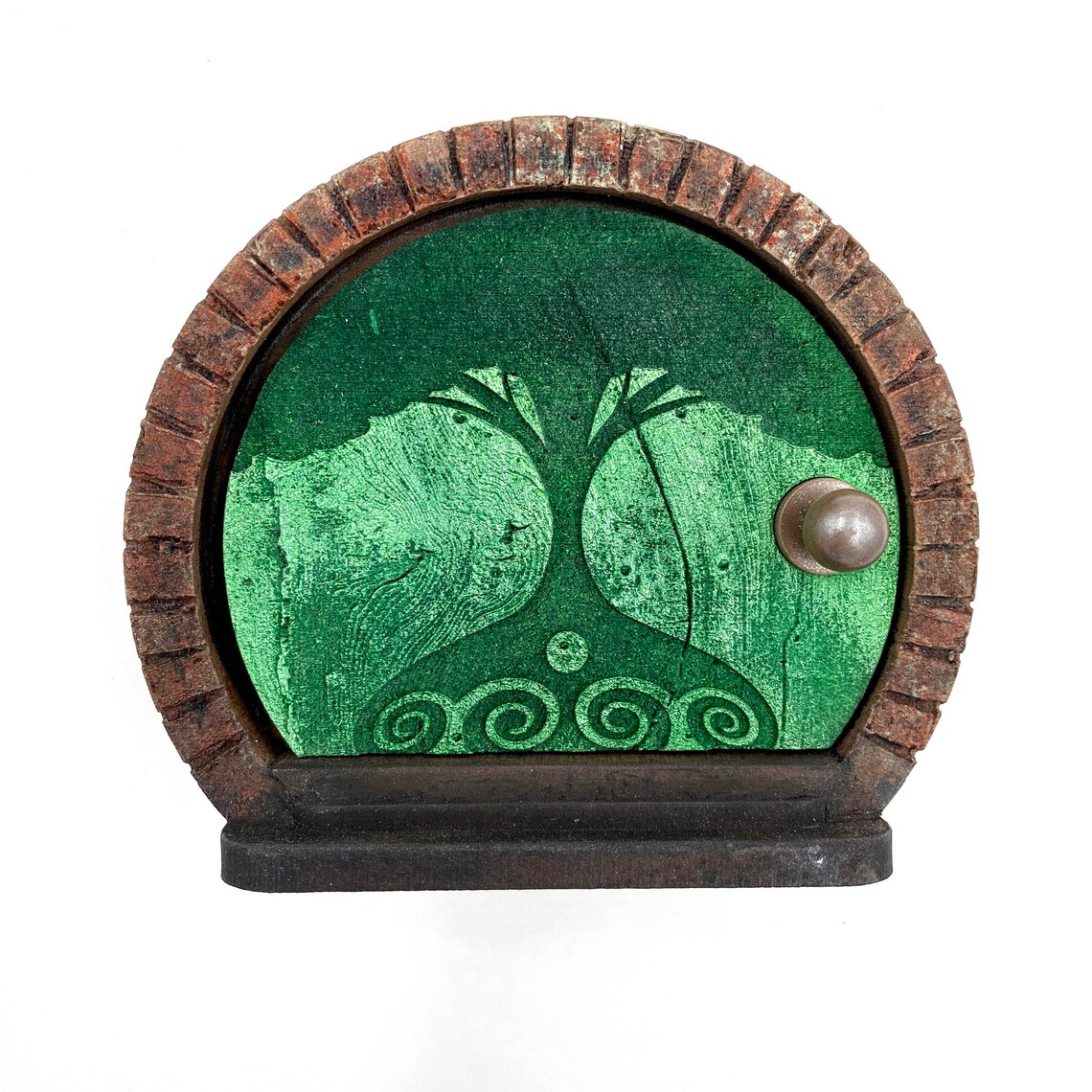 Tree of Life Pixie Door Emerald | Etsy