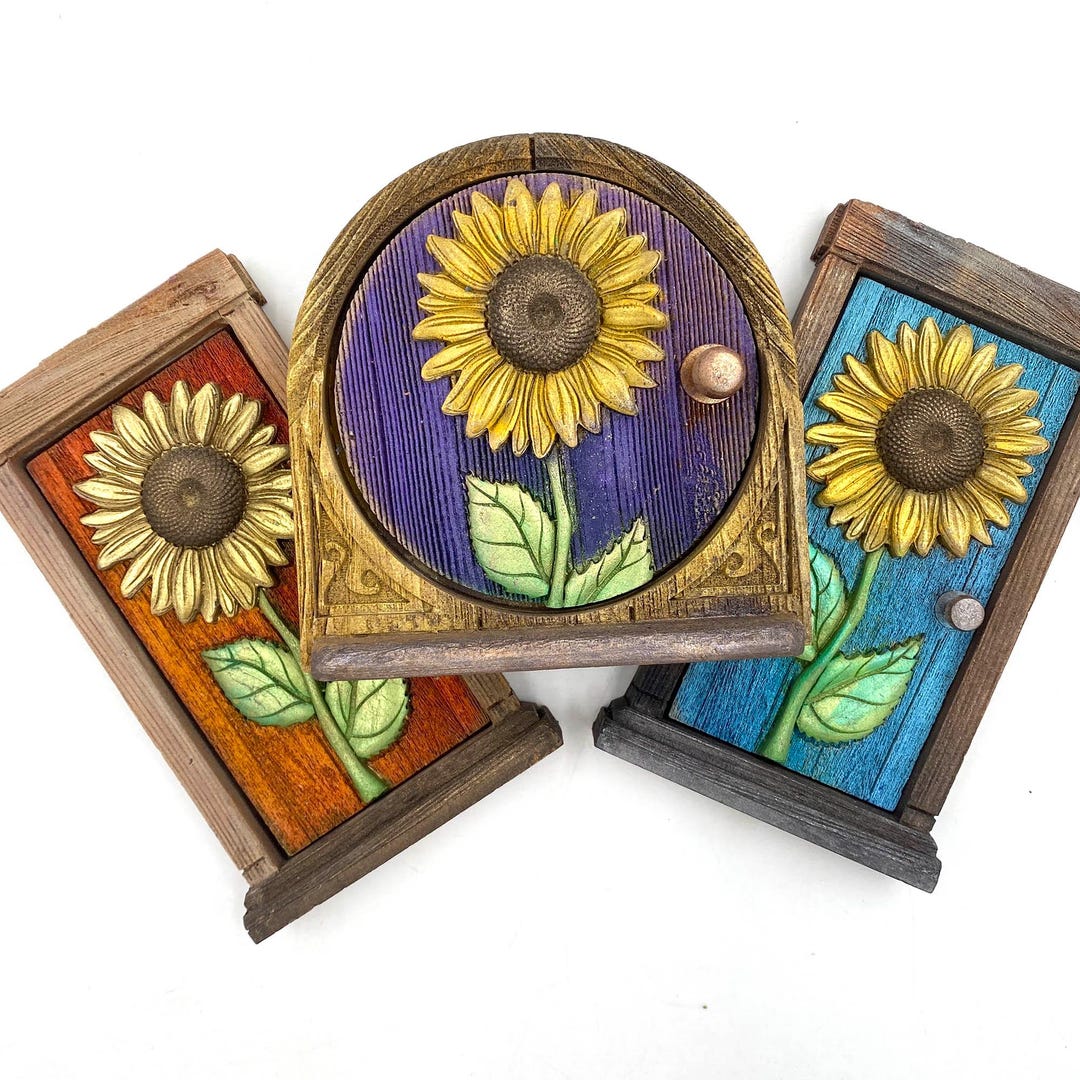 Sunflower Pixie Door - Etsy