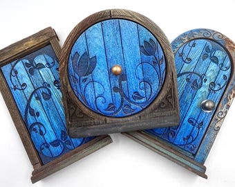 Engraved Ivy Pixie Door Rectangle & Arch - Etsy