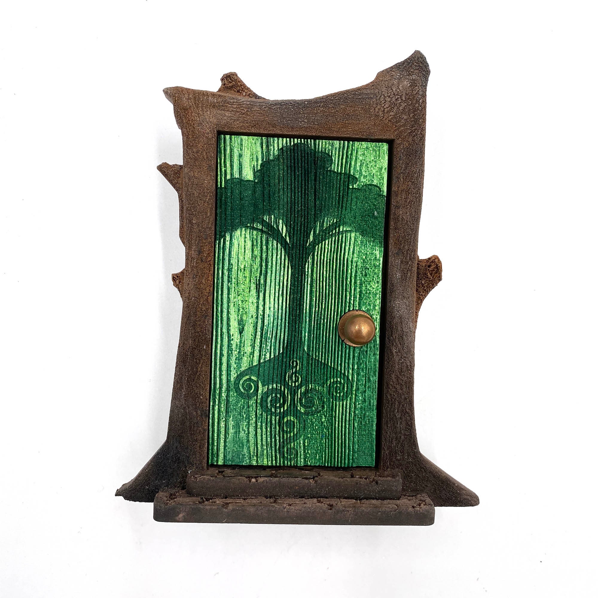 Tree of Life Pixie Door Emerald | Etsy
