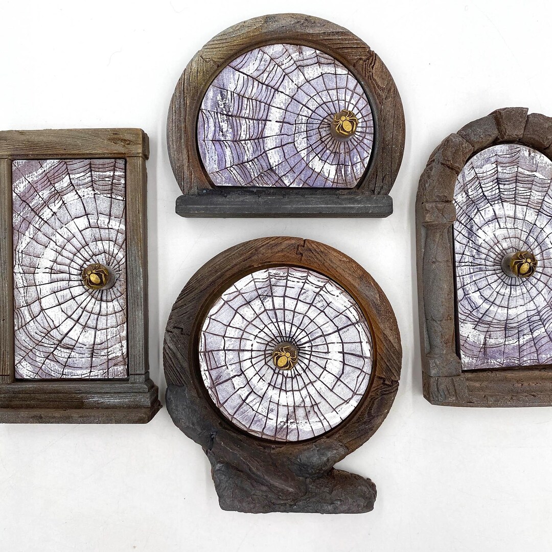 Spider Web Pixie Door - Etsy