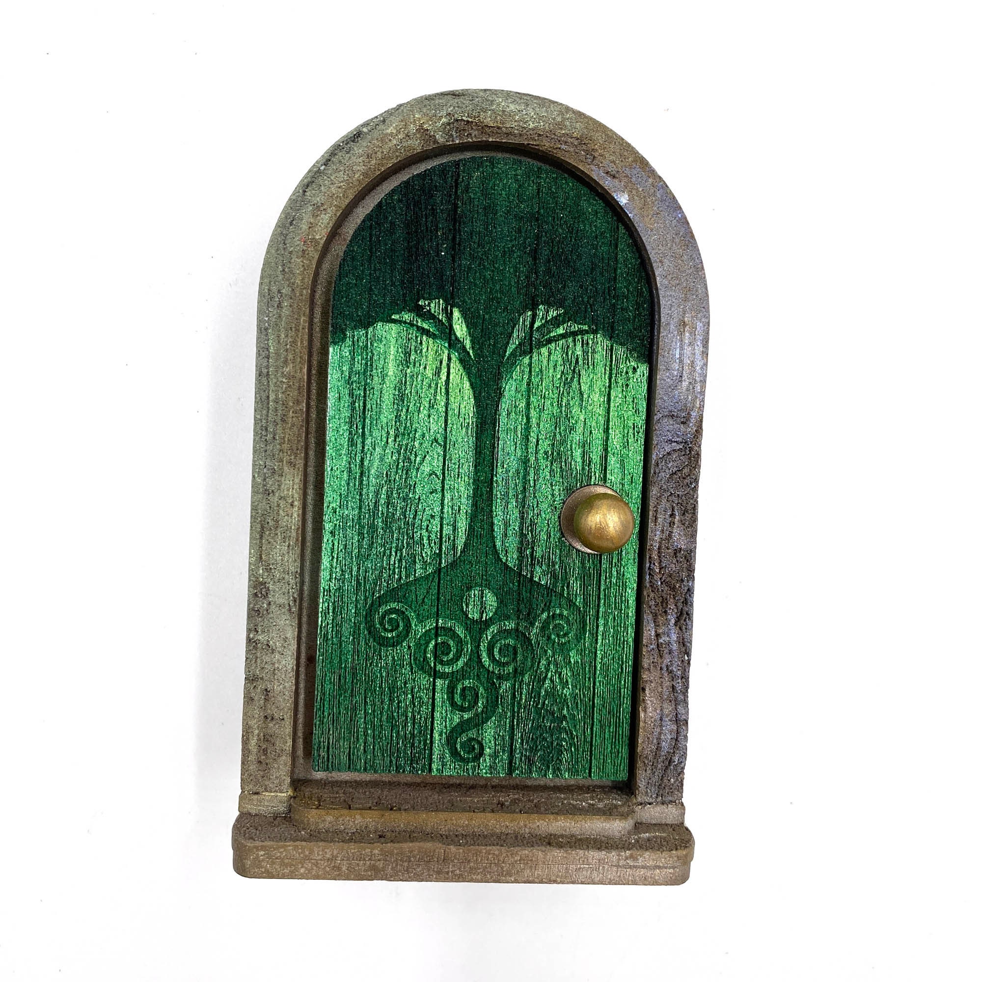 Tree of Life Pixie Door Emerald | Etsy