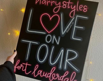 Love on Tour Sign - Etsy