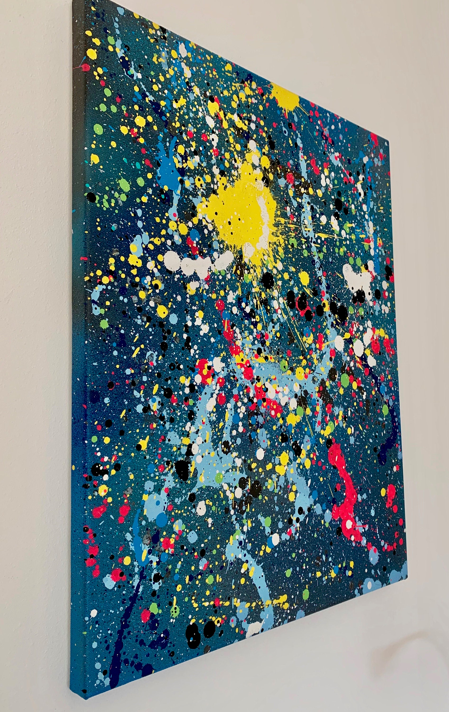 Spazio E Tempo Pt 1 Original Painting on Stretched Canvas - Etsy
