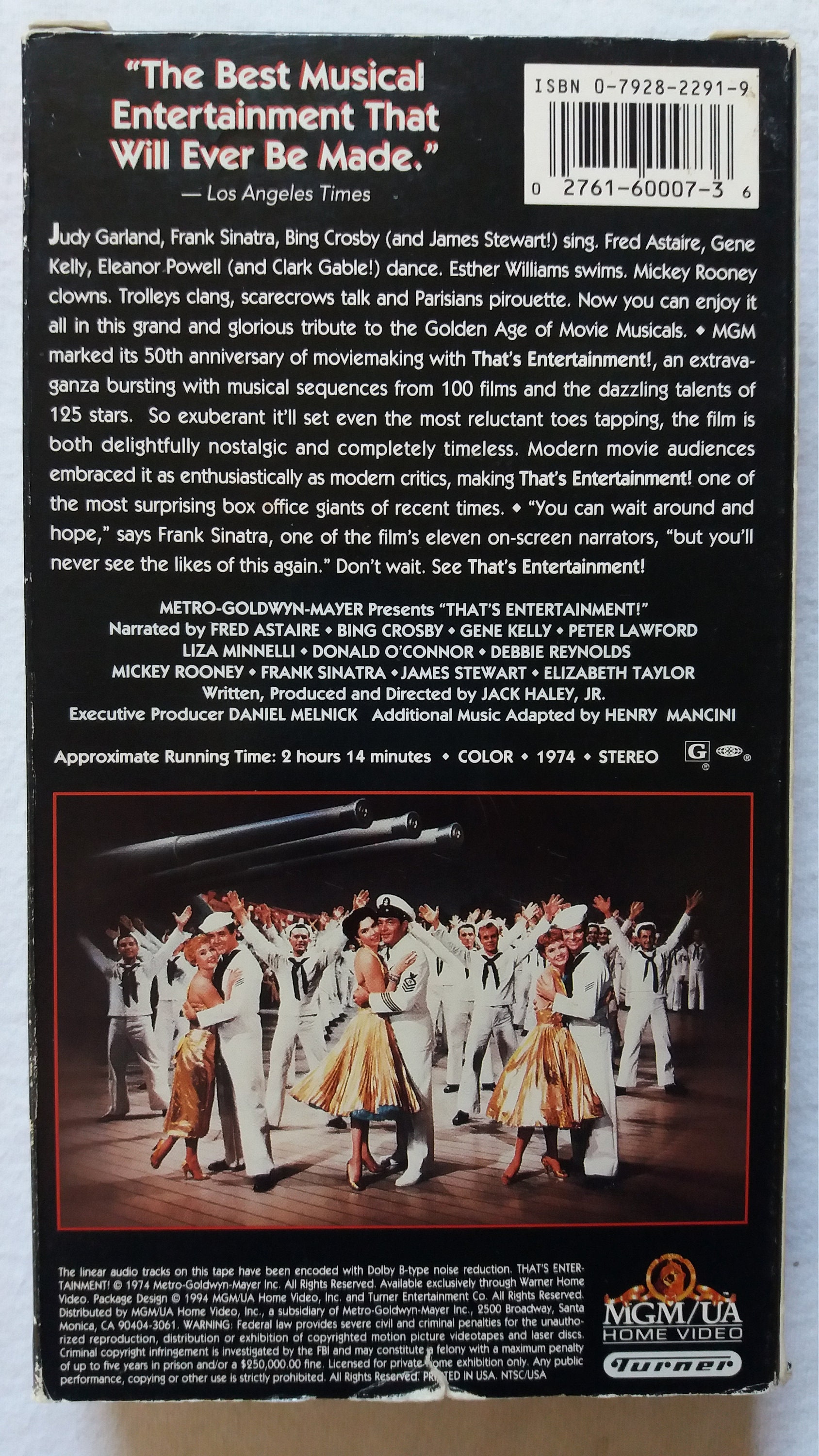 MGM Musicals That's Entertainment VHS Tape | Etsy