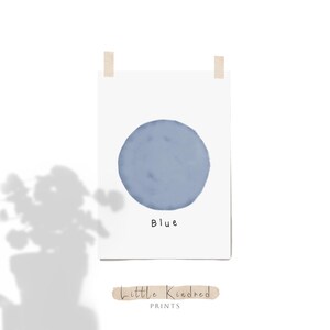 10 Colours Flash Cards for Kids, Montessori Learning Resources ...