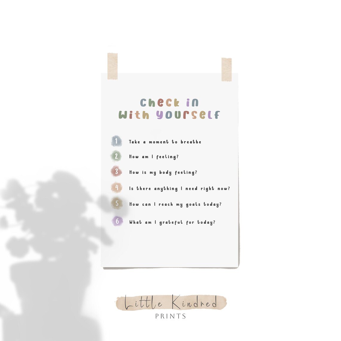 Self Check in Poster for Kids Montessori Classroom Therapy Office ...