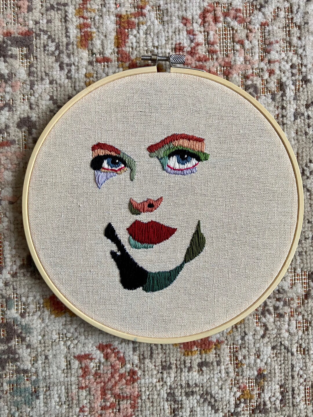 Green Goddess’ 8 Inch Embroidery - Etsy