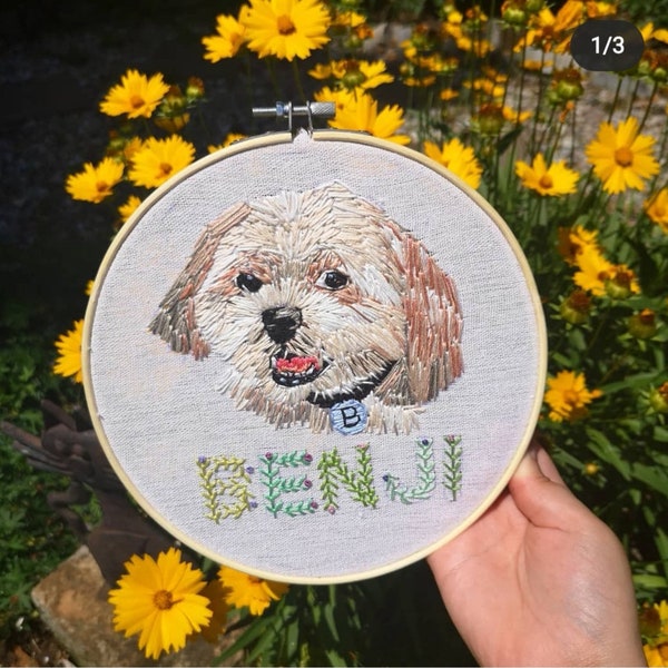 Pet Embroidery - Etsy