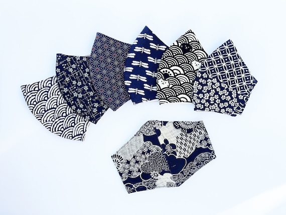 Handmade Japanese Cotton Face Mask washable Pocket for - Etsy