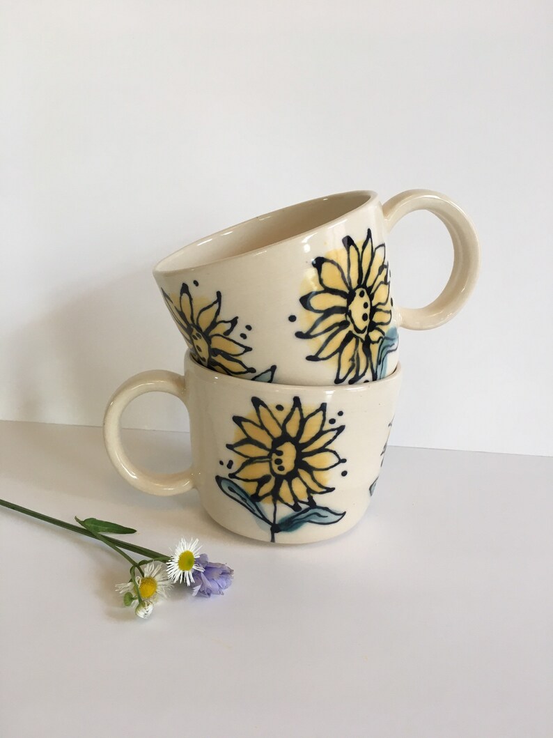 Sunflower Mug - Etsy