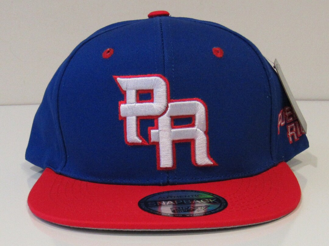 Puerto Rico 3D Embroidered PR Flat Bill Snapback Cap Unisex New! - Etsy