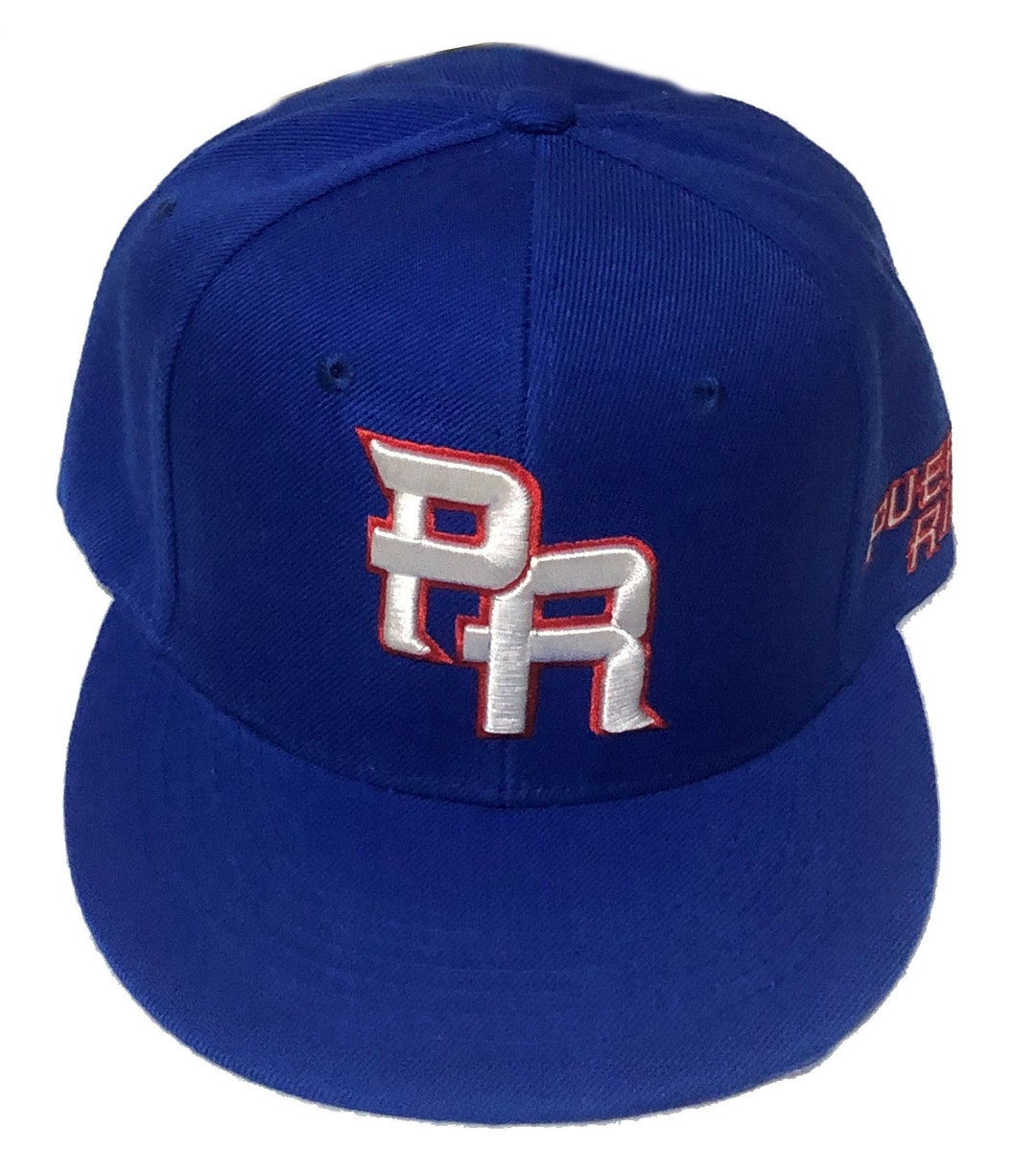 Puerto Rico , PR 3D Embroidered Solid Caps Snapback Caps Flat Visor ...