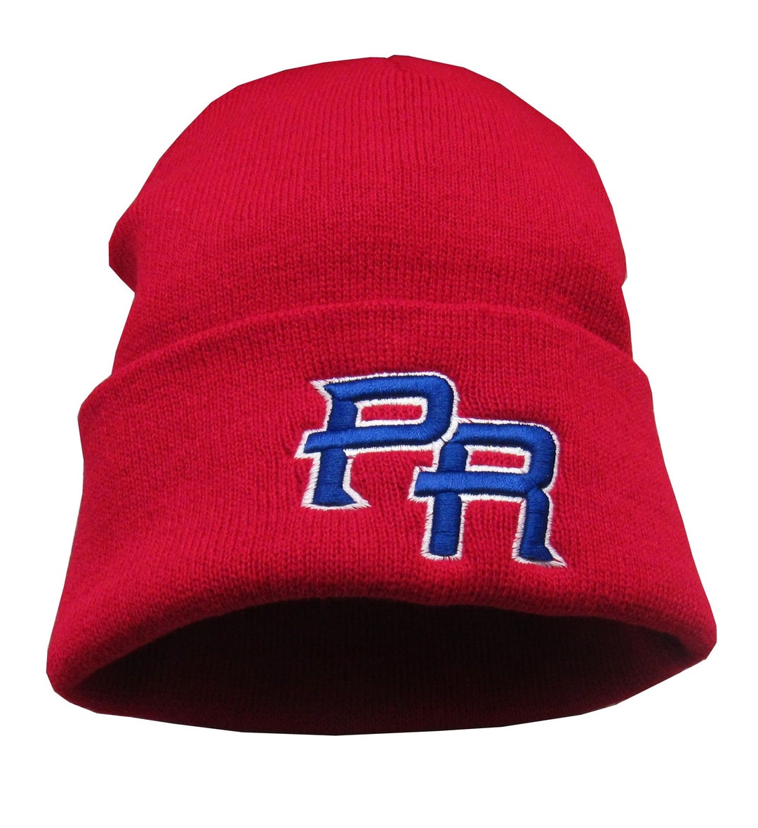 PUERTO RICO, Knit Skull Caps PR 3D Embroidered Beanie Hats Unisex, New ...