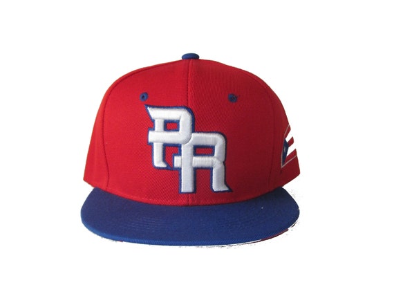 Puerto Rico Snapback Caps With Flag Printed Under Visor PR - Etsy