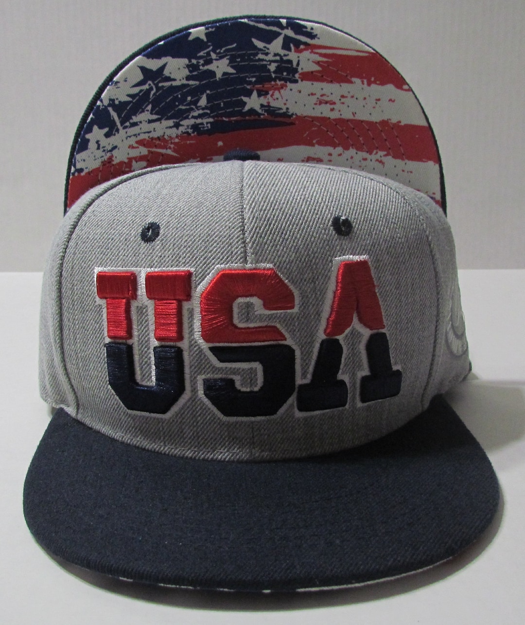 USA Snapback, Baseball Caps Features 3D Embroidered, Front Back and ...