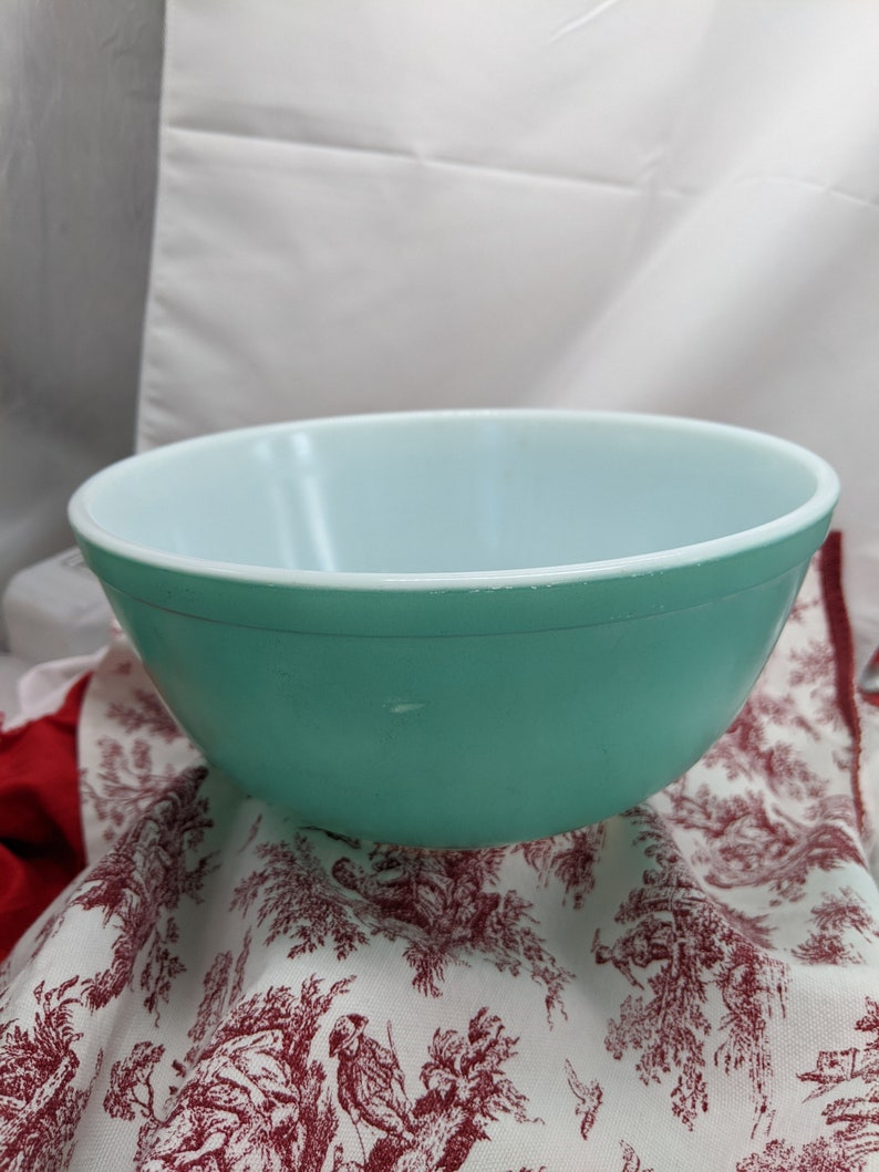 Pyrex mixing bowl pyrex 403 robins egg blue turquoise pyrex | Etsy