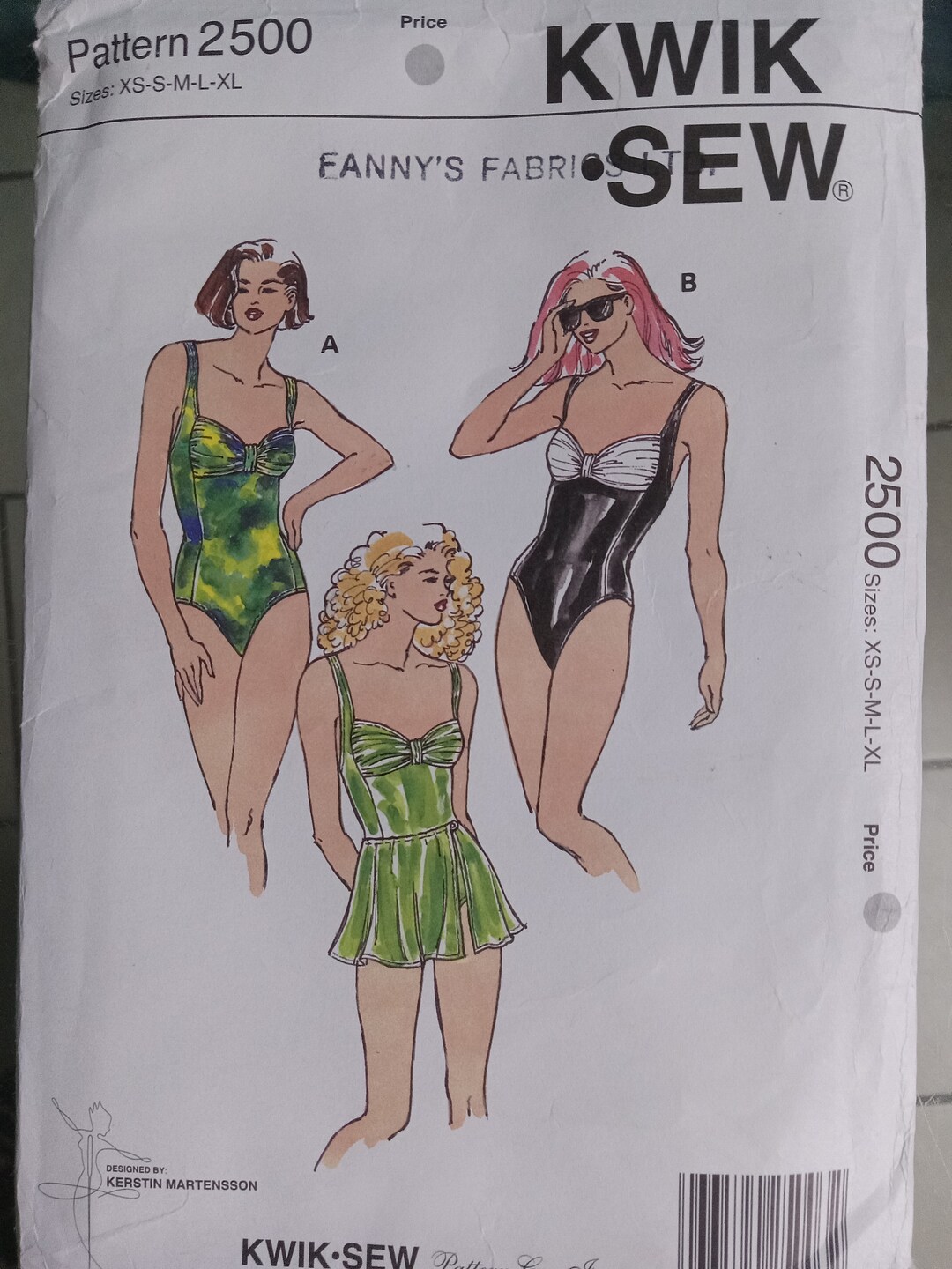 Quick Sew Bathing Suit Pattern 2500 - Etsy