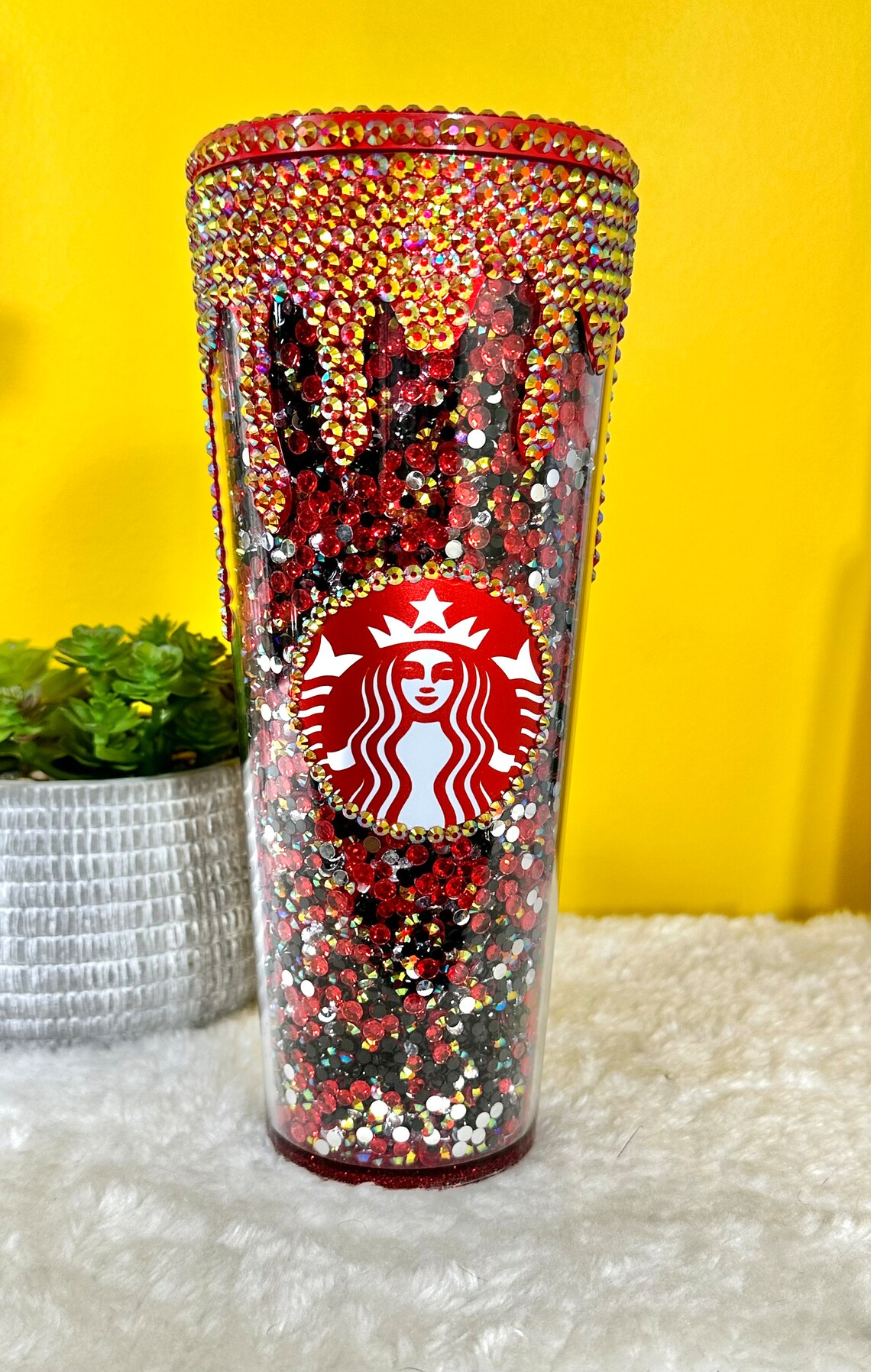 24oz Full Bling Cup, Bling Cup, Custom Bling Cup, Gifts for Her ...