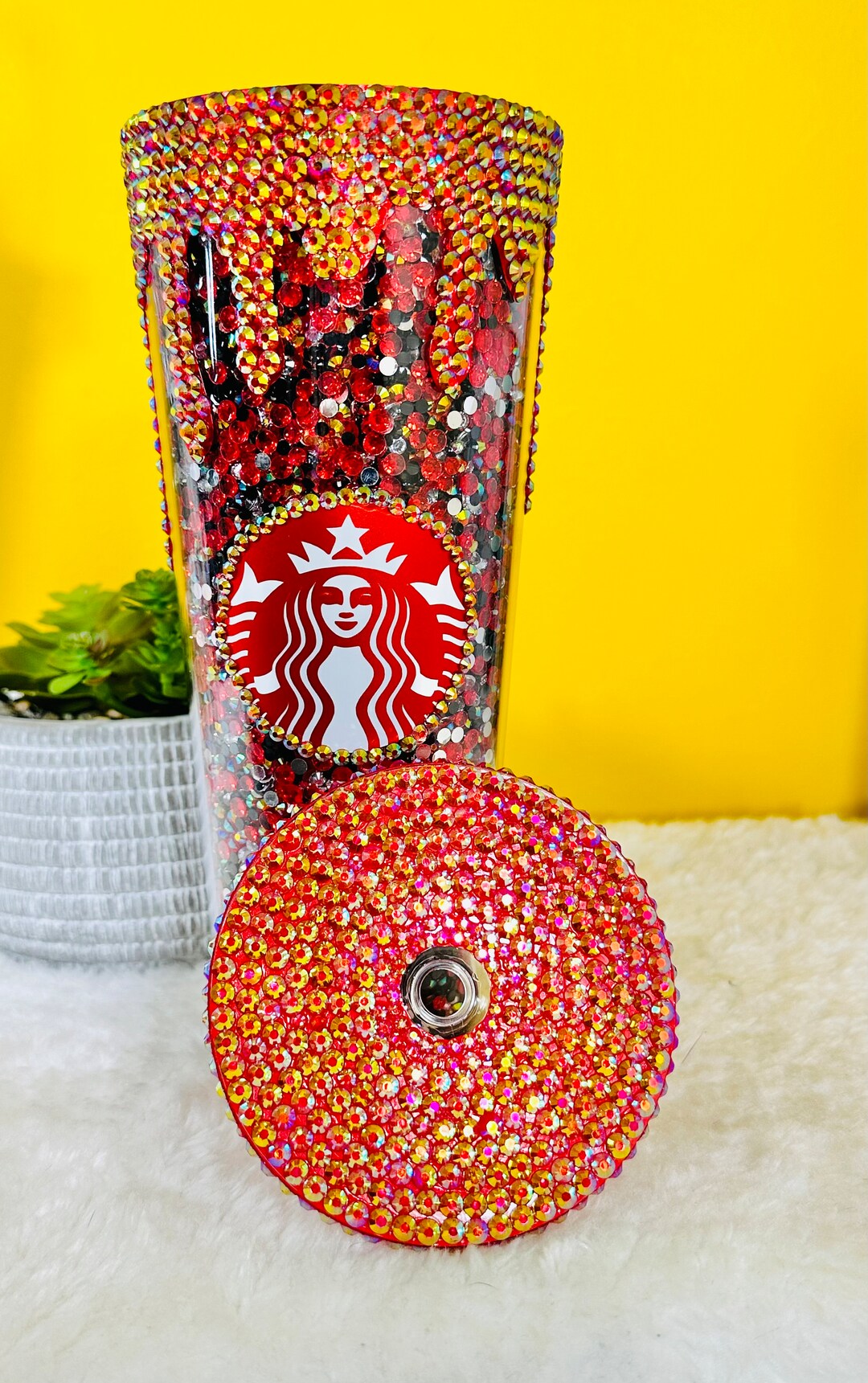 24oz Full Bling Cup, Bling Cup, Custom Bling Cup, Gifts for Her ...