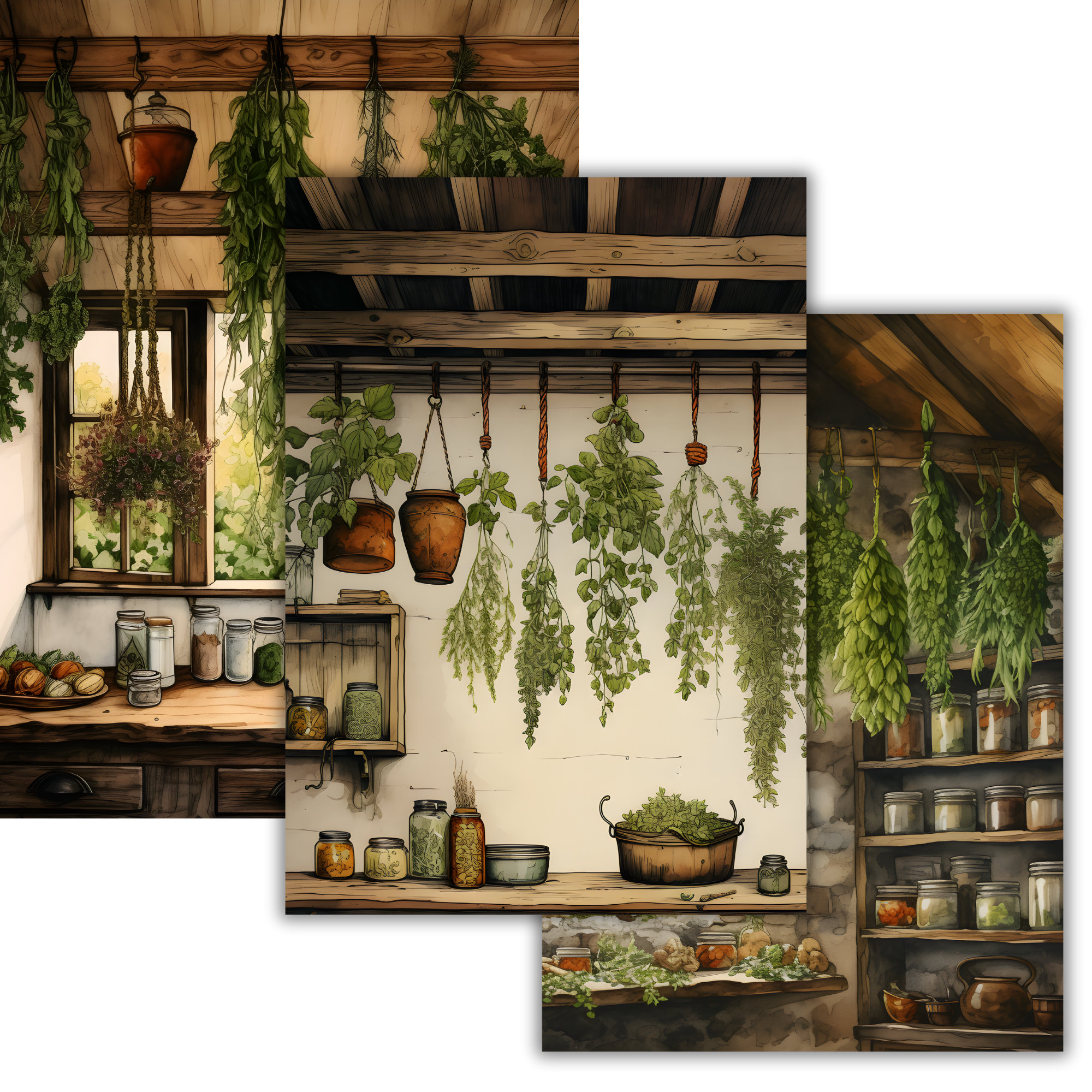 57 Cottage Core Apothecary Ephemera Pages Cottage Core Art, Witch ...