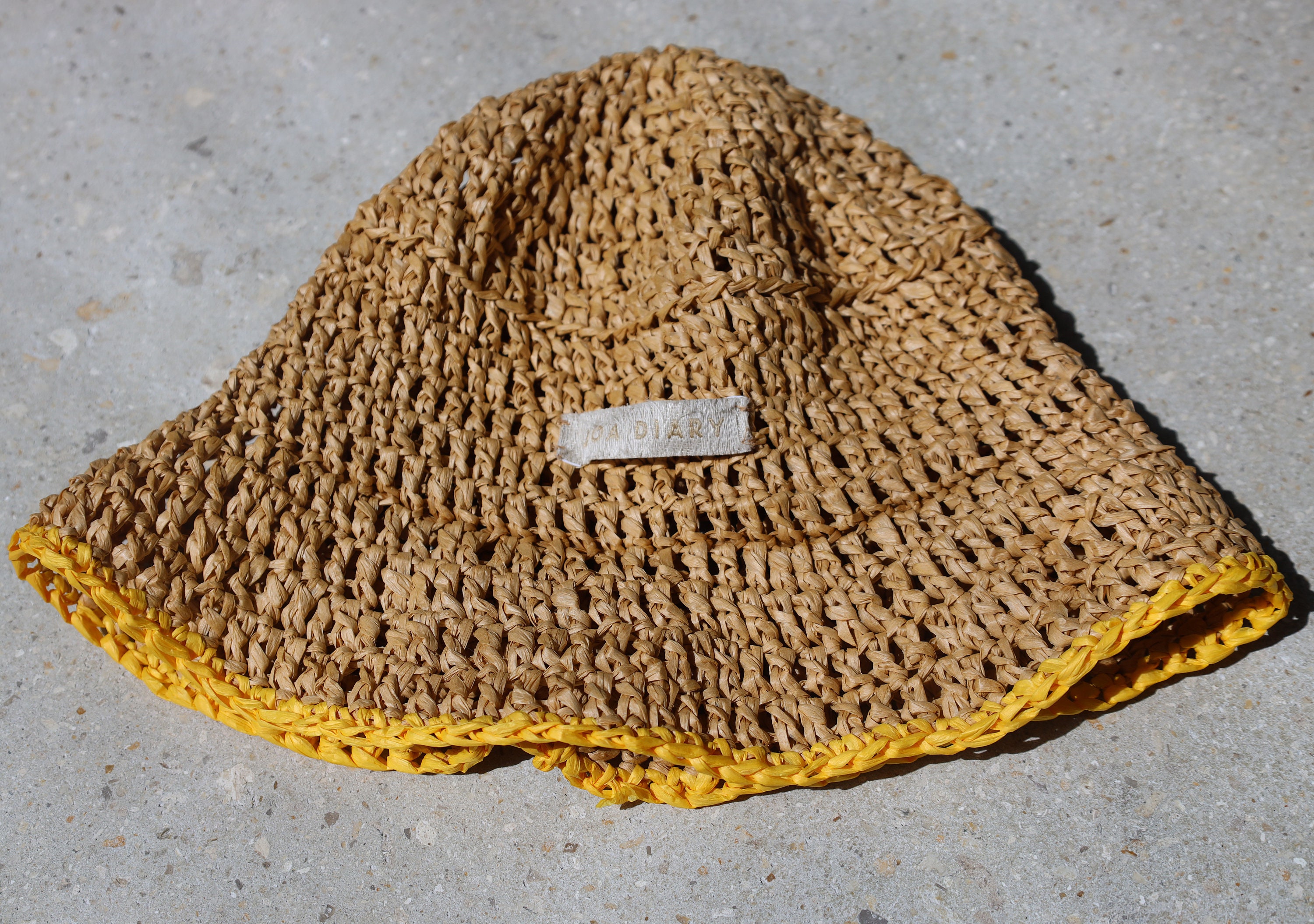 Mya Multi Color Crochet Raffia Hat - Etsy