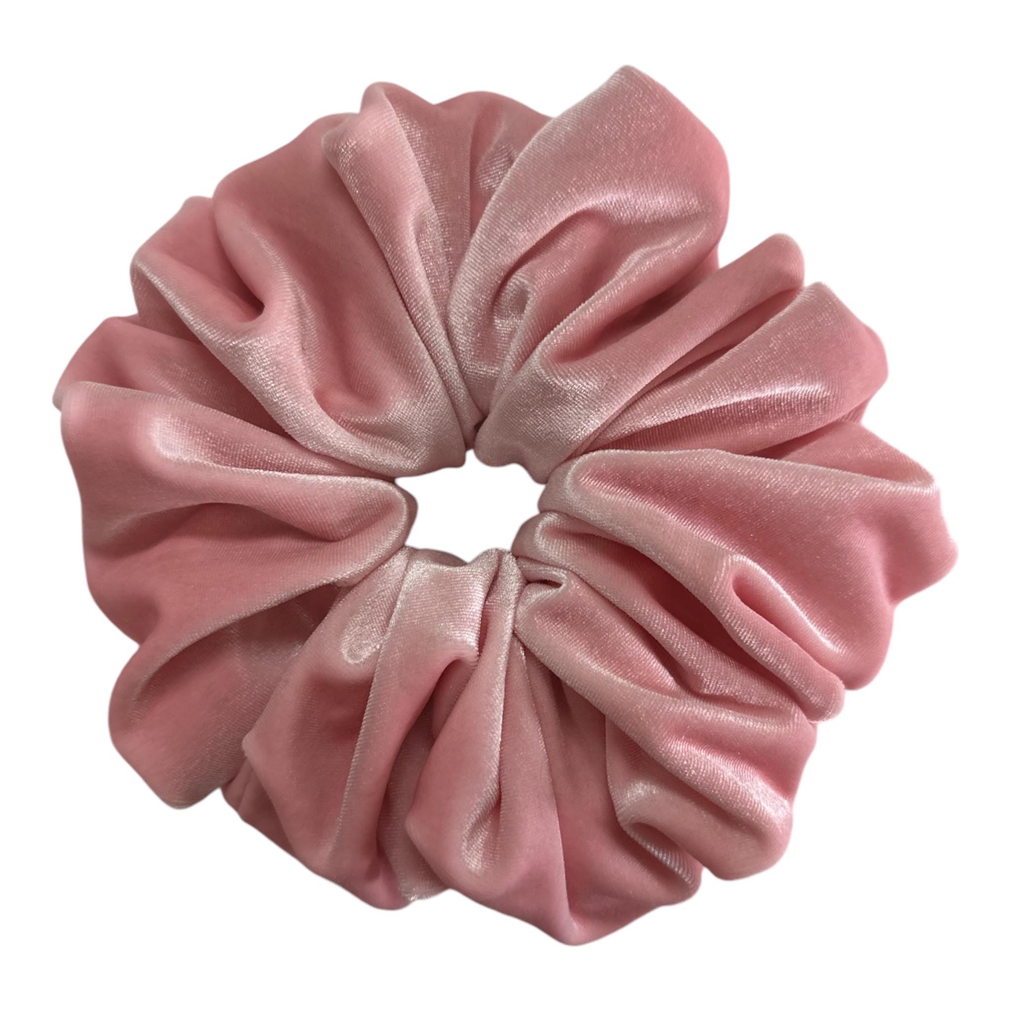 XXL Oversized LIGHT PINK Velvet Scrunchie Extra Large Velvet Hair ...